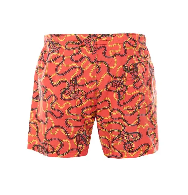 VIVIENNE WESTWOOD Allover Printed Drawstring Swim Shorts