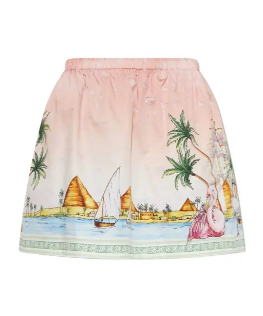 Casablanca Elastic-waist Skirt