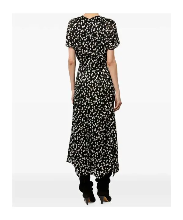 Isabel Marant Étoile Herva Devoré Silk Georgette Dress