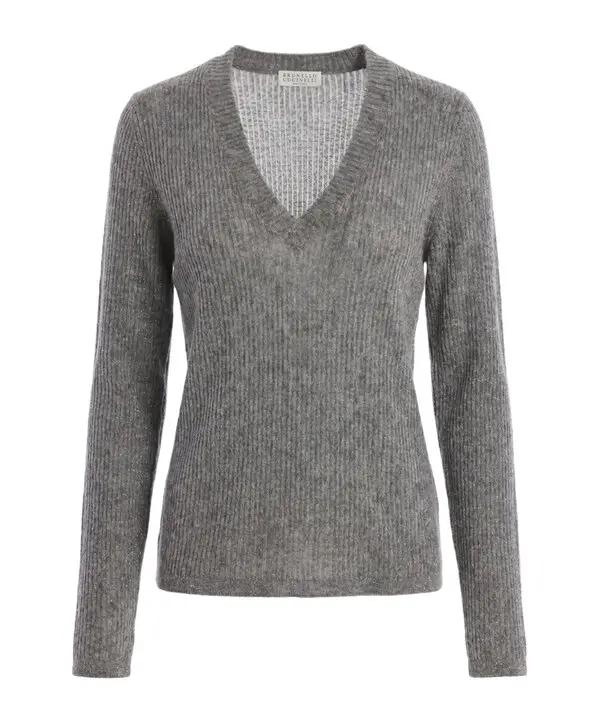 Brunello Cucinelli Long-sleeve Knit Top
