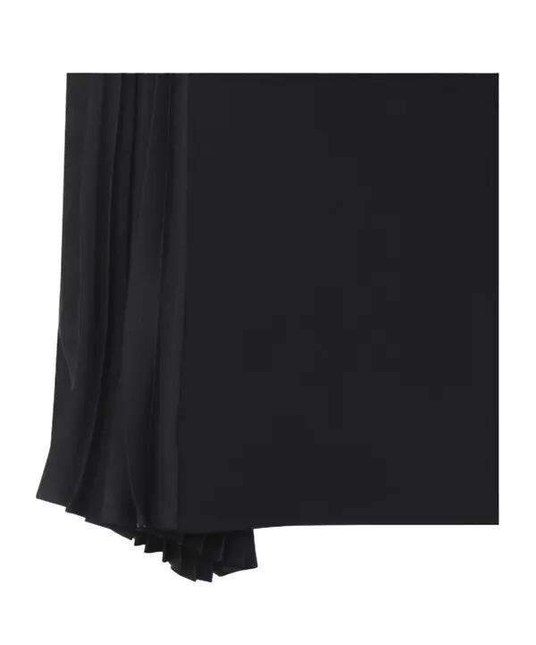 JIL SANDER Asymmetrical Pleated Midi Skirt