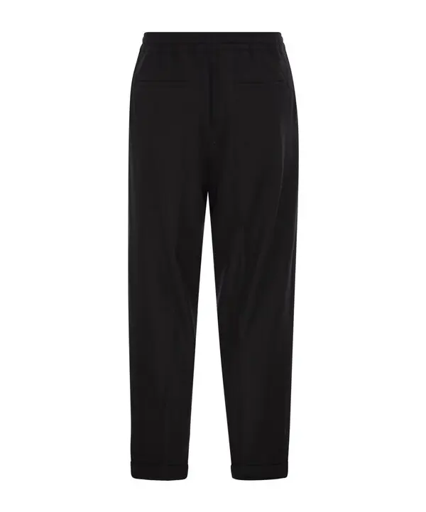 Fedeli Elastic-waist Casual Trousers