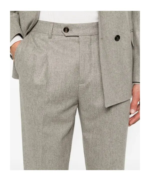 Brunello Cucinelli Double-breasted Wool Suit