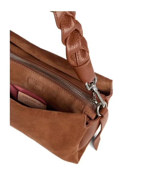 COCCINELLE Small Boheme Braided-handle Shoulder Bag