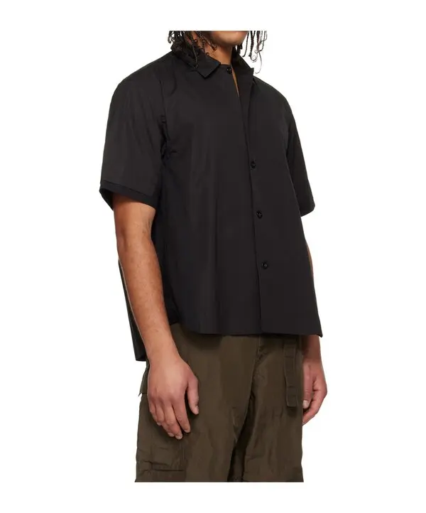 Sacai Collared Short-sleeved Shirt