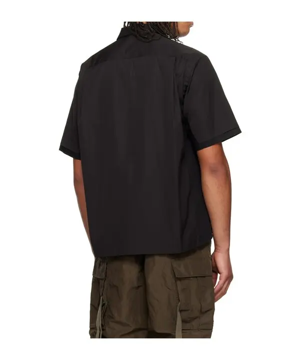 Sacai Collared Short-sleeved Shirt
