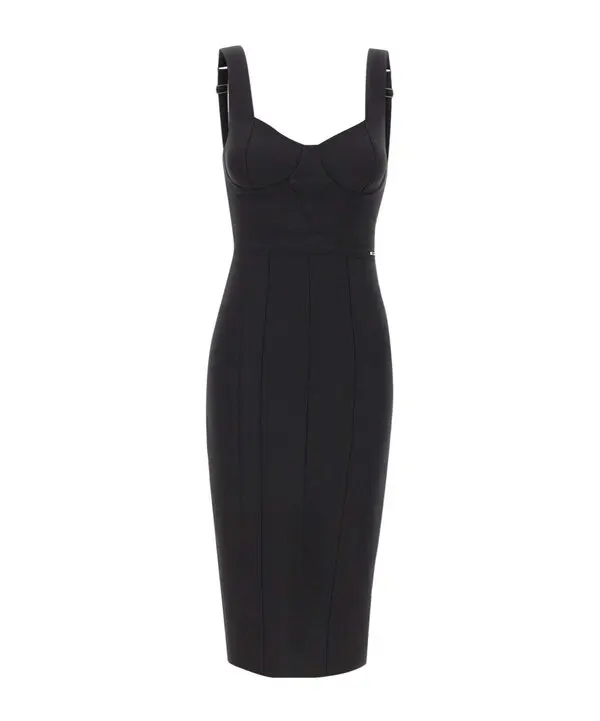 Elisabetta Franchi Sleeveless Dress - Black