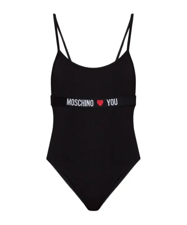 Moschino Strap Bodysuit - Black