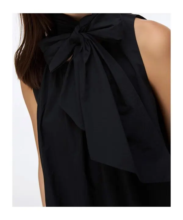 IBLUES Sleeveless Dress With Fabric Waistband And Elastic Hem