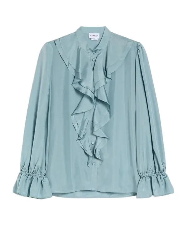Marella Long-sleeved Ruffled Shirt