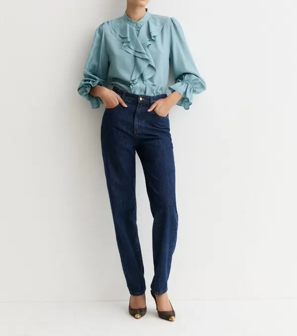 Marella Long-sleeved Ruffled Shirt