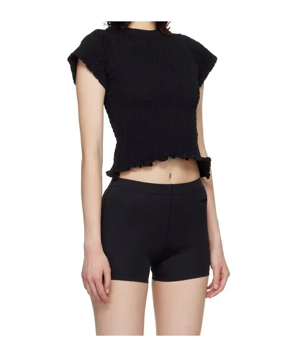 Vetements Pleated Crew Neck T-shirt