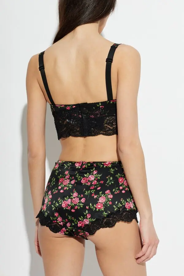 Dolce & Gabbana Dolce Gabbana Floral Lace High-waist Briefs