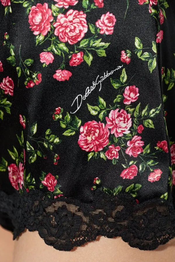 Dolce & Gabbana Dolce Gabbana Floral Lace High-waist Briefs