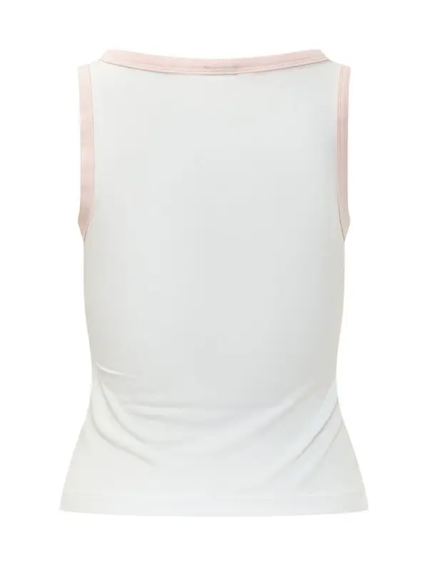 Casablanca Graphic Scoop-neck Tank Top