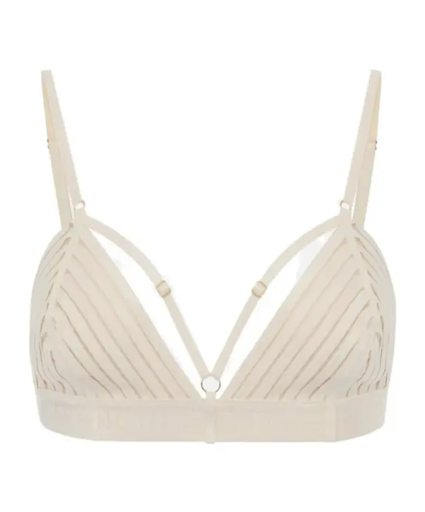 Elisabetta Franchi Tulle Bra With Elastic Bands