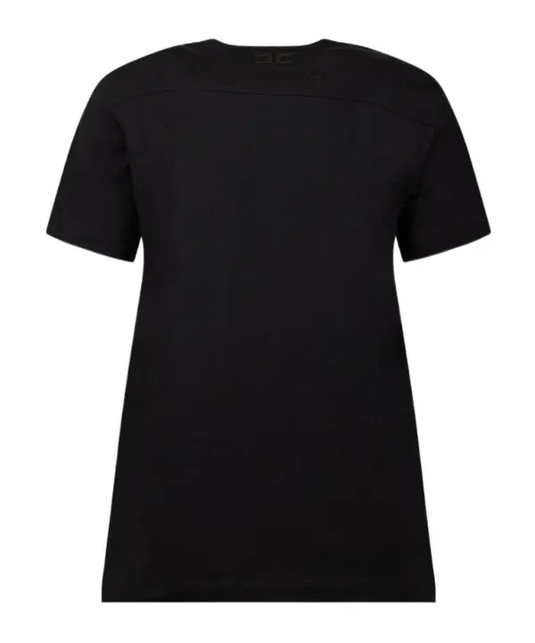 Elisabetta Franchi Crewneck T-shirt With Graphic Detail