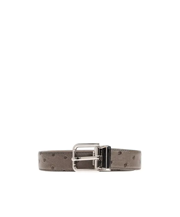 Dolce & Gabbana Dolce Gabbana Patterned Buckle Belt