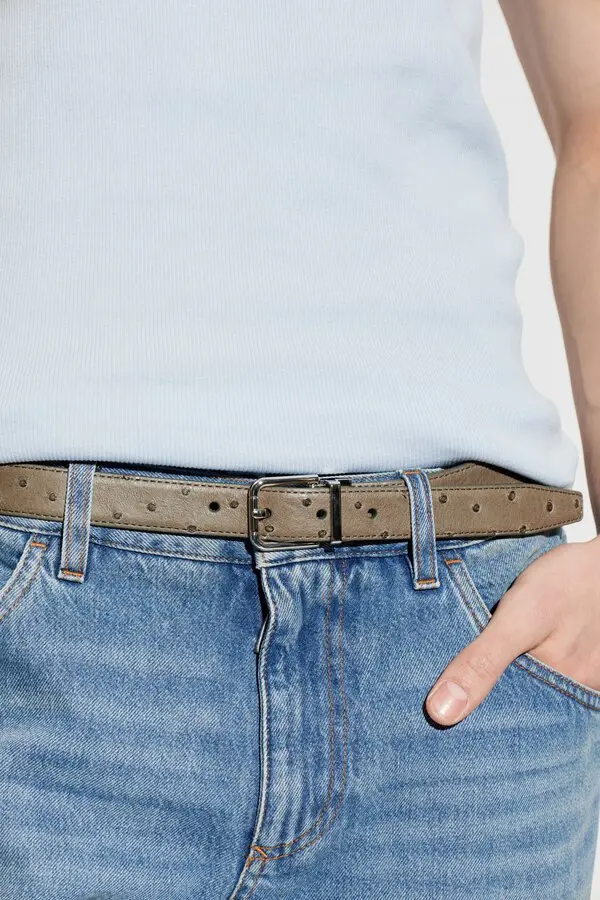 Dolce & Gabbana Dolce Gabbana Patterned Buckle Belt