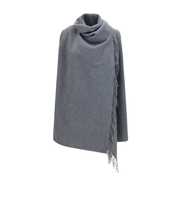 Fabiana Filippi High-neck Wool Cape