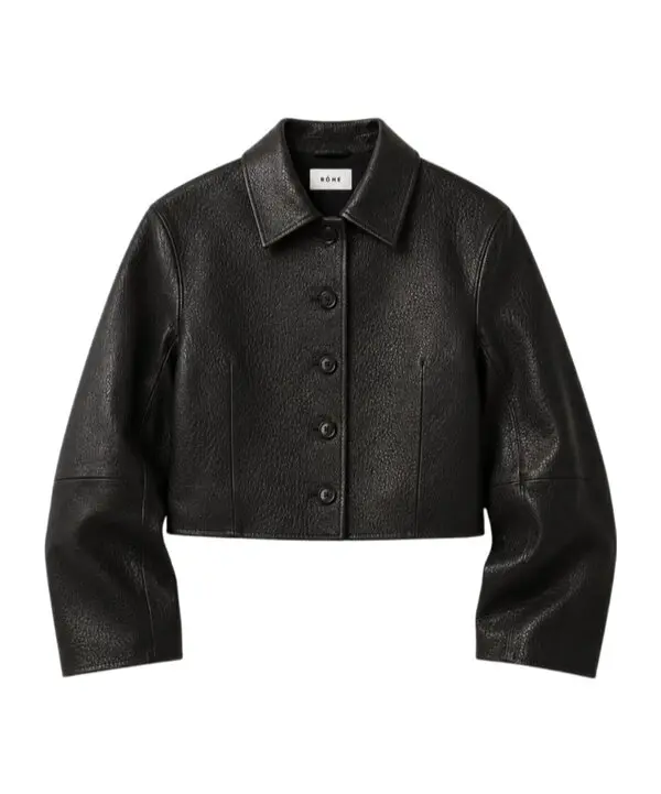 RÓHE Long-sleeve Leather Jacket