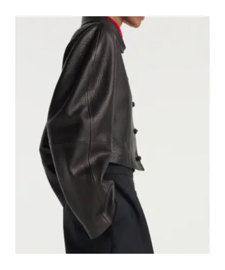 RÓHE Long-sleeve Leather Jacket