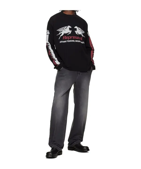 REPRESENT Mesh Pegasus Long-sleeve T-shirt