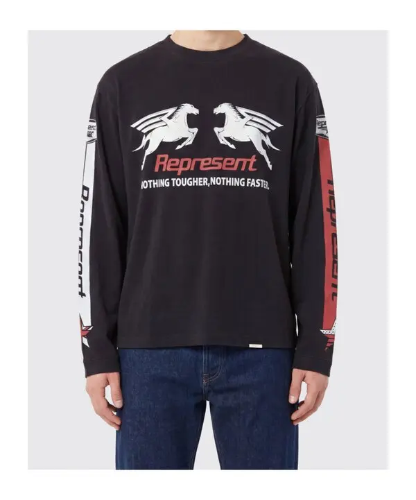 REPRESENT Mesh Pegasus Long-sleeve T-shirt
