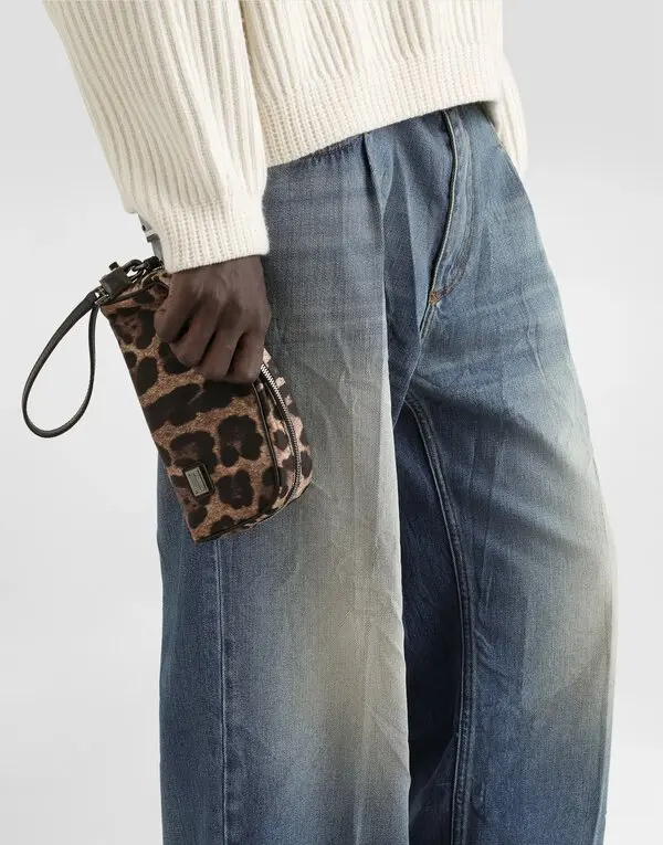 Dolce & Gabbana Leopard-print Wash Bag
