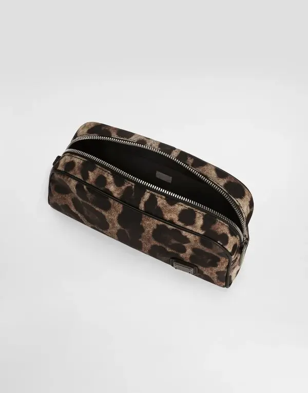 Dolce & Gabbana Leopard-print Wash Bag