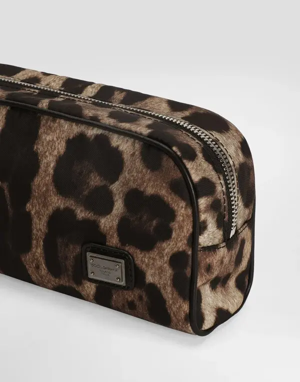 Dolce & Gabbana Leopard-print Wash Bag