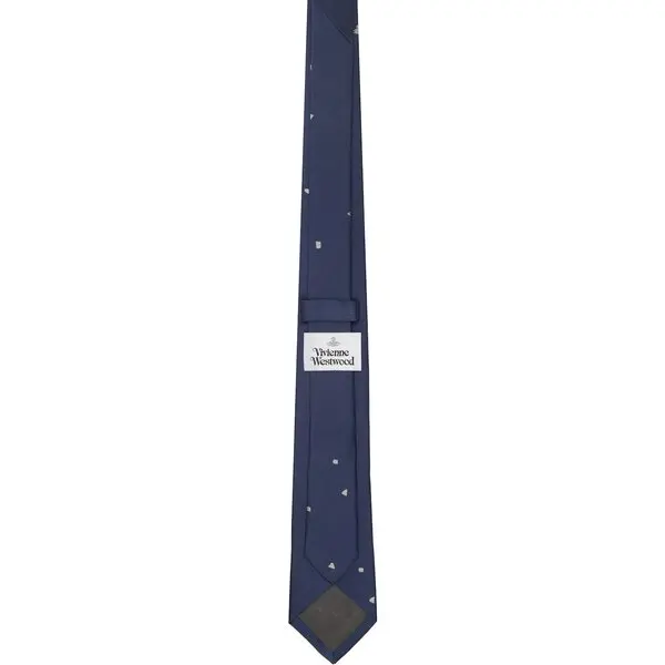 VIVIENNE WESTWOOD Orb Printed Pointed-tip Tie