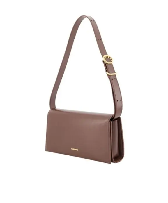 JIL SANDER Logo-letter Shoulder Bag