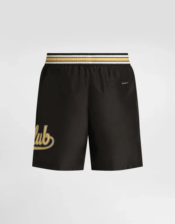 Dolce & Gabbana Dolce Gabbana Dg Club Logo Swim Shorts