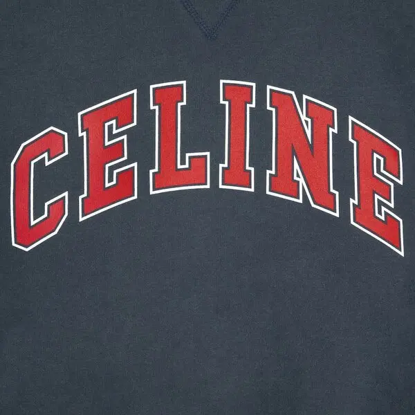 Celine Loose Sweatshirt In Cotton Fleece