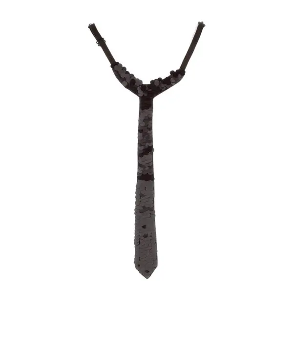 P.a.r.o.s.h Sequined Tie - Brown