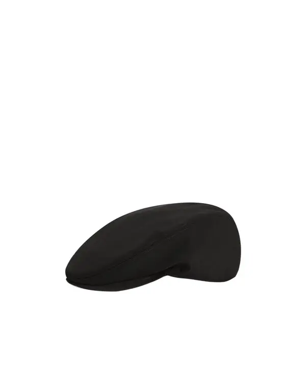 Dolce & Gabbana Dolce Gabbana Canvas Flat Cap - Black