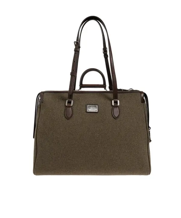 Dolce & Gabbana Vittoria Zip-fastening Tote Bag - Brown