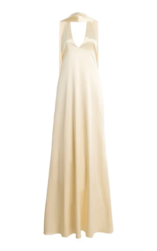 Adam Lippes Lyford Stretch Charmeuse Dress