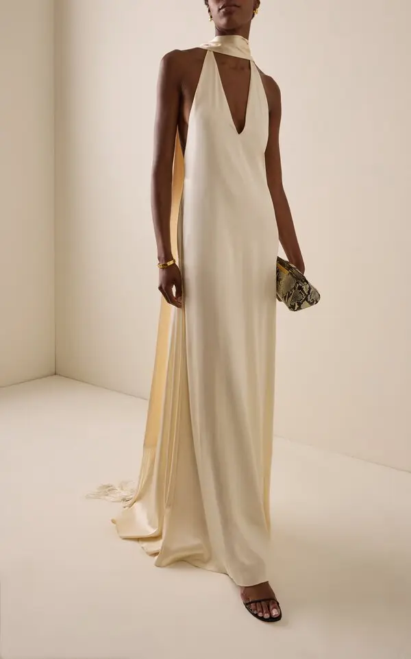 Adam Lippes Lyford Stretch Charmeuse Dress