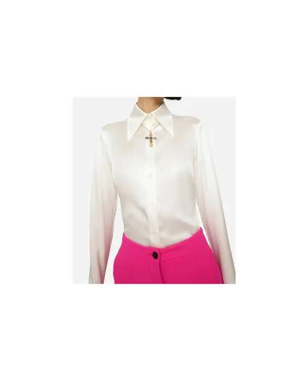 Dolce & Gabbana 18kt Gold Gemstone Cross Pendant Necklace