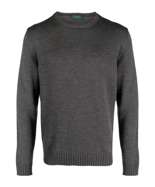 ZANONE Ribbed Virgin Wool Jumper