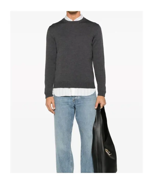 ZANONE Ribbed Virgin Wool Jumper