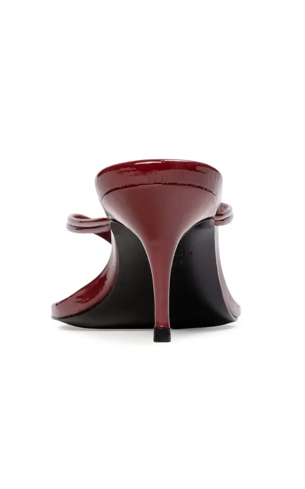 BLACK SUEDE STUDIO Marci Patent Leather Thong Sandals