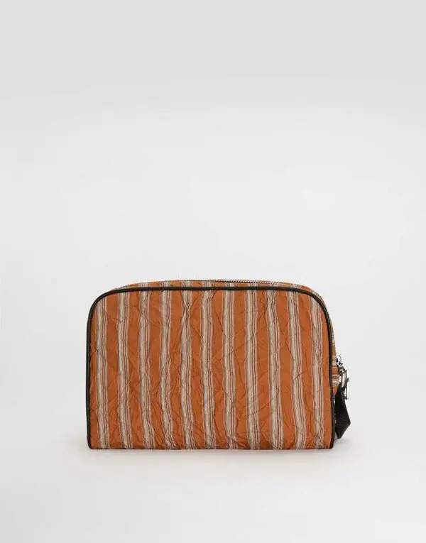 Dolce & Gabbana Dolce Gabbana Froissé Zip Make Up Bag