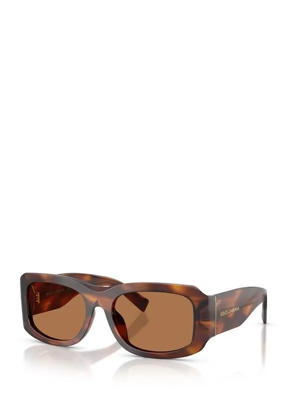 Dolce & Gabbana Dolce Gabbana Eyewear Rectangular Frame Sunglasses