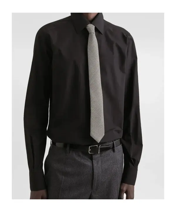 Dolce & Gabbana Dolce Gabbana Houndstooth Patterned Tie