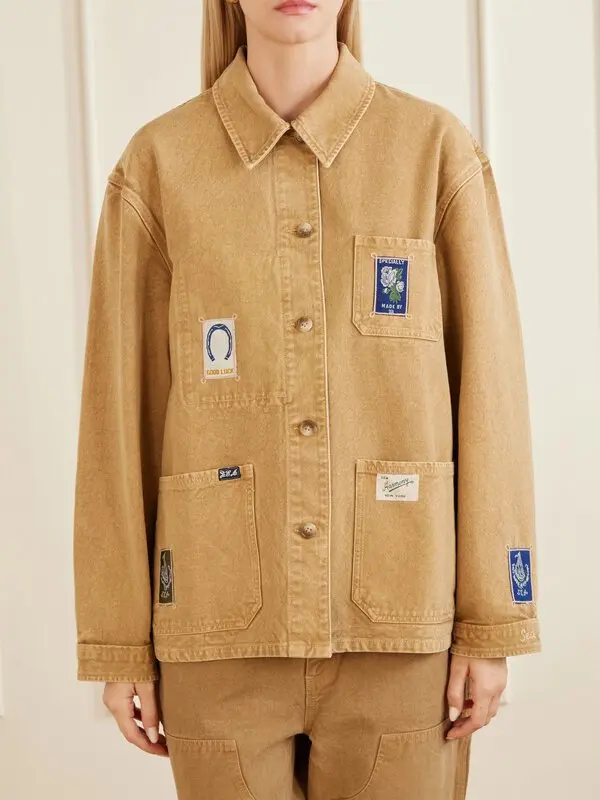 Sea Winslow Patch-detailed Denim Jacket