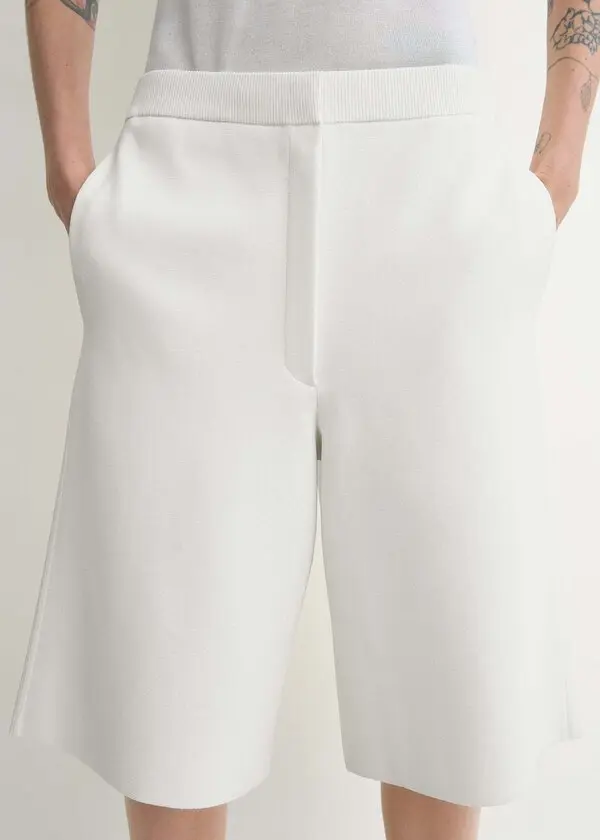 TOTEME Fine-knit Shorts