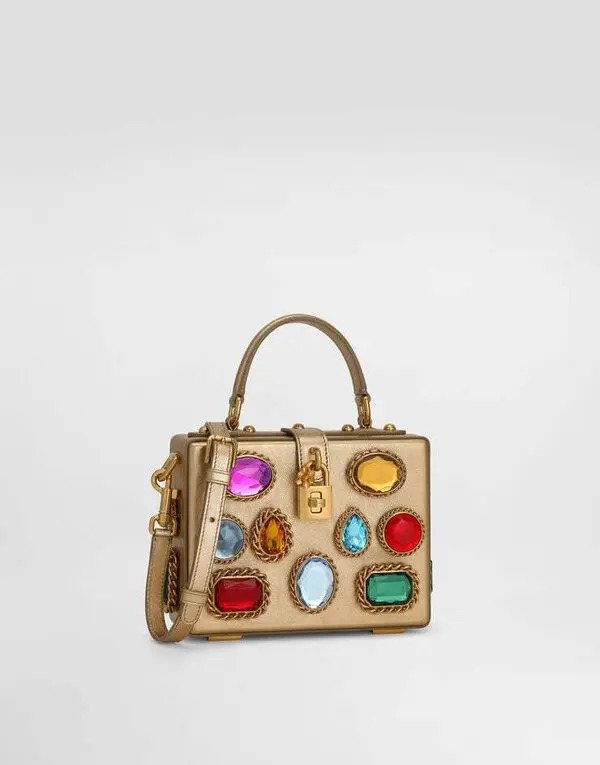 Dolce & Gabbana Jewel-embellished Box Tote Bag